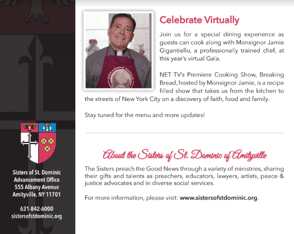 Dominican Gala 2021 Scnd | Sisters of St. Dominic