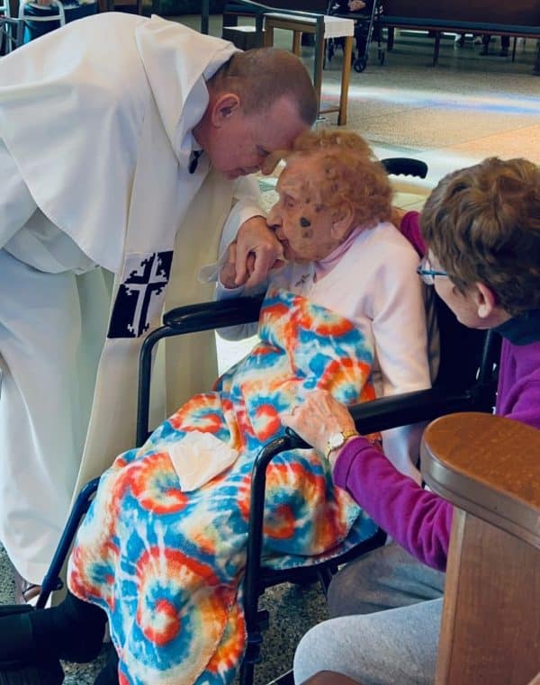 Father Ron And S. Francis | Sisters of St. Dominic